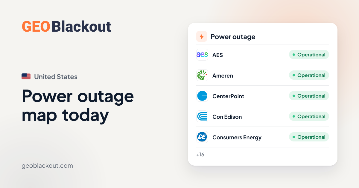 Is there a US power outage? Live map, reports and grid status